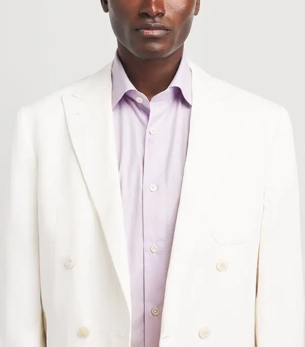 100HANDS Cotton Fine Stripe Shirt