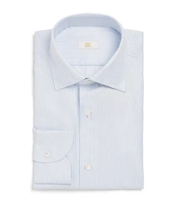 100HANDS Cotton Twisted Stripe Shirt