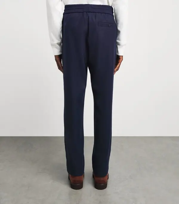 Herno Double Jersey Straight Trousers