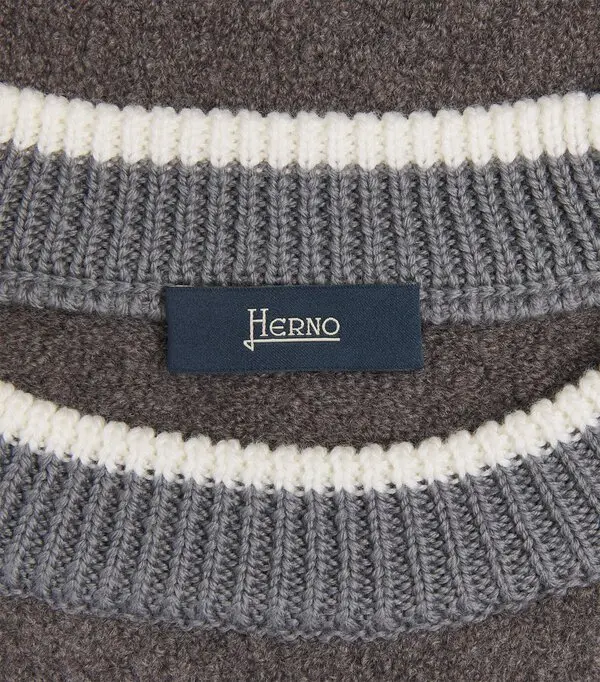 Herno Wool-blend Crew-neck Sweater
