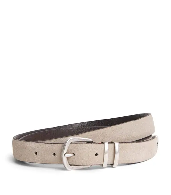 Eleventy Suede Belt