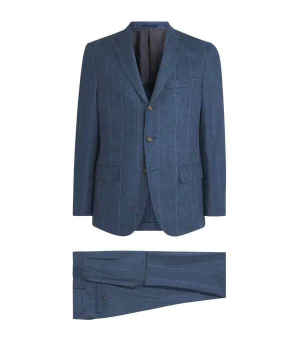 Eleventy Wool-cotton-cashmere 2-piece Suit