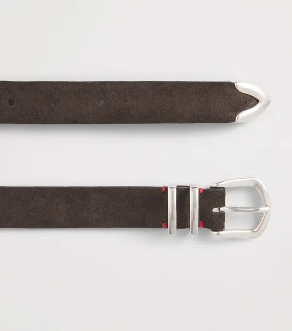 Eleventy Suede Belt