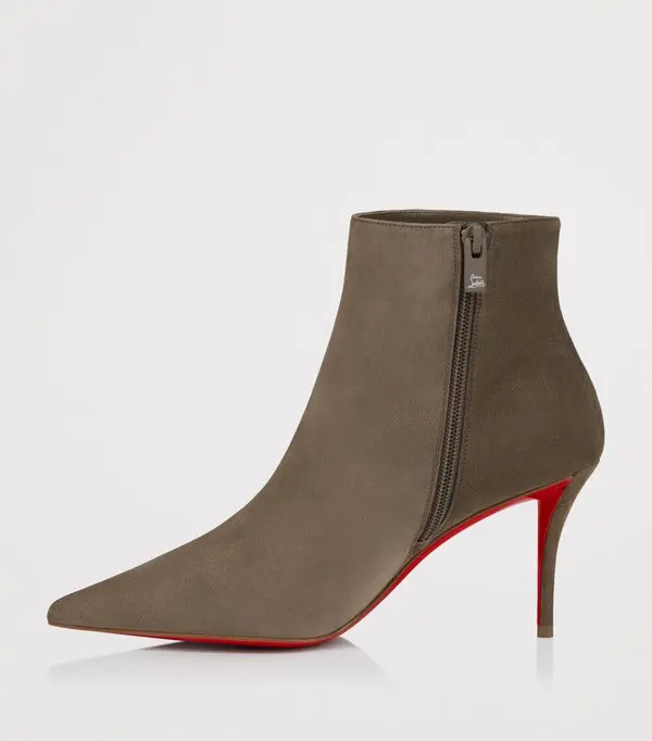 CHRISTIAN LOUBOUTIN Miss Z Booty 80 Suede Boots