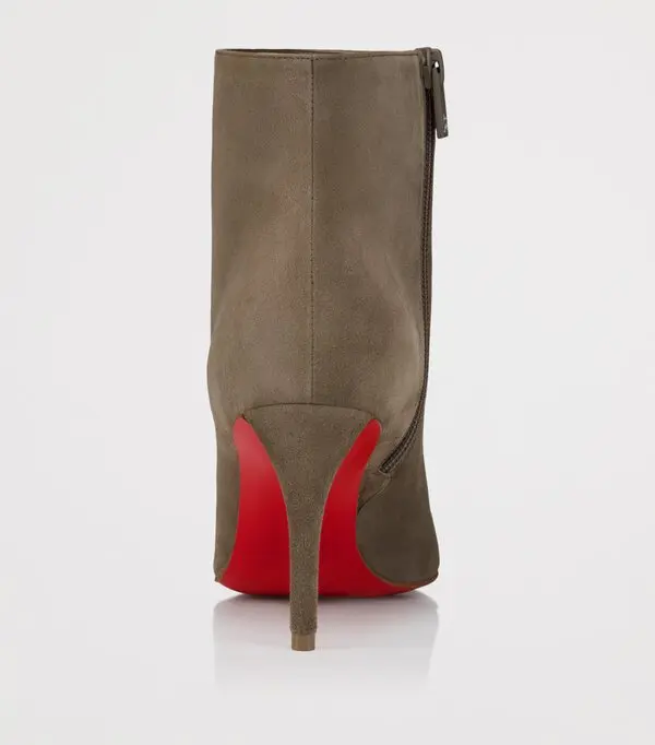 CHRISTIAN LOUBOUTIN Miss Z Booty 80 Suede Boots