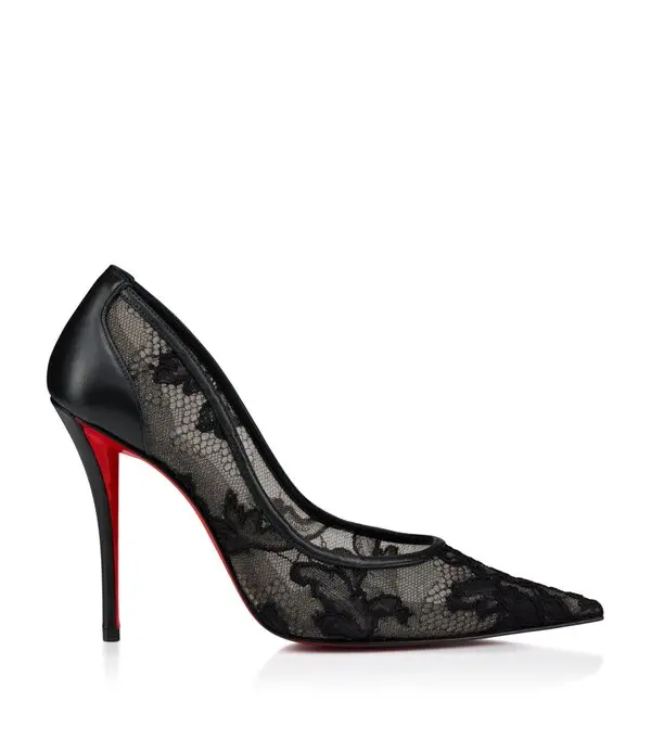 CHRISTIAN LOUBOUTIN Miss Z Mesh Lace Pumps