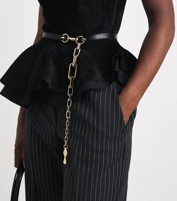 CHRISTIAN LOUBOUTIN Eva Leather Belt