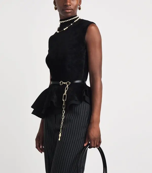 CHRISTIAN LOUBOUTIN Eva Leather Belt