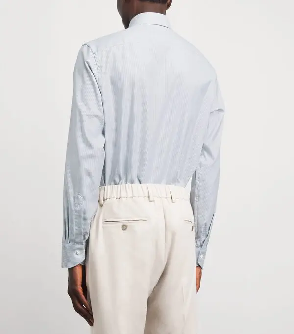 Canali Cotton Houndstooth Shirt