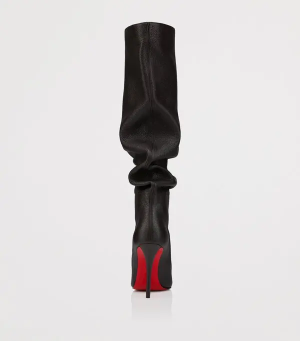 CHRISTIAN LOUBOUTIN Zependris 100 Deer Leather Knee-high Boots