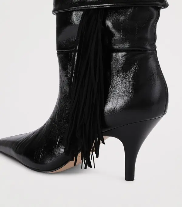 Kurt Geiger Leather Piccadilly Slouch Boots