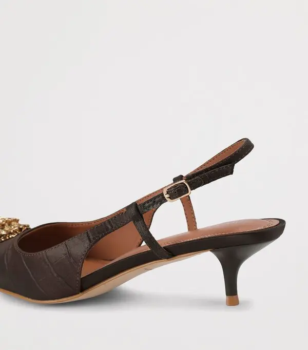 Kurt Geiger Satin Belsize Slingbacks
