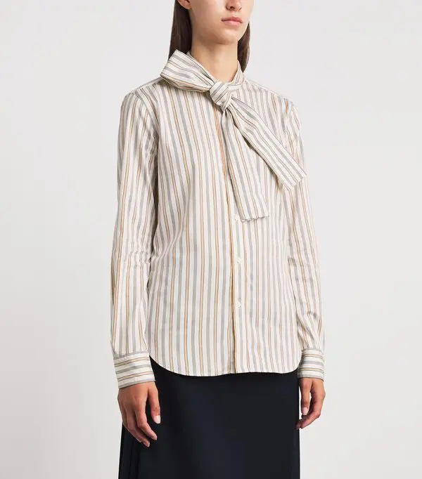 Polo Ralph Lauren Cotton Tie-neck Slim-fit Shirt