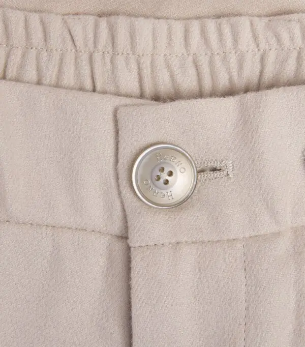 Herno Silk-cashmere Drawstring Trousers