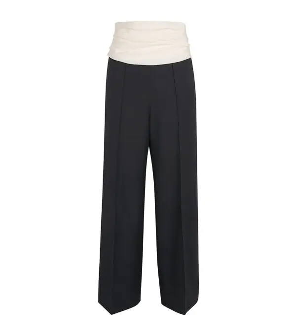 VORANIDA Ruched-detail Perrin Trousers