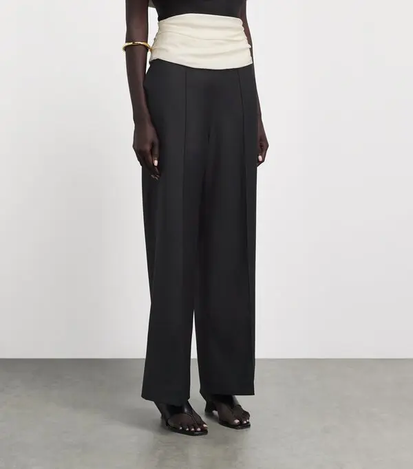 VORANIDA Ruched-detail Perrin Trousers