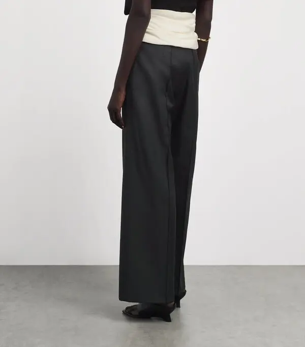 VORANIDA Ruched-detail Perrin Trousers