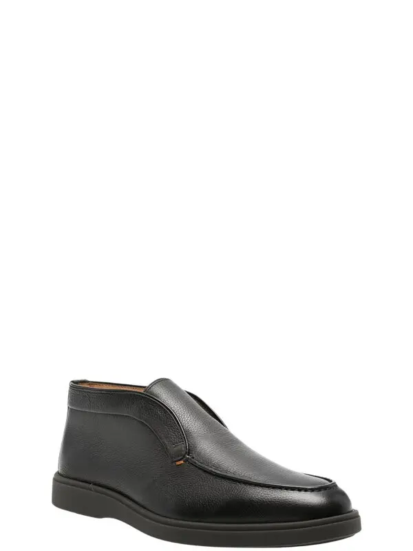 Santoni Detroit Leather Loafers