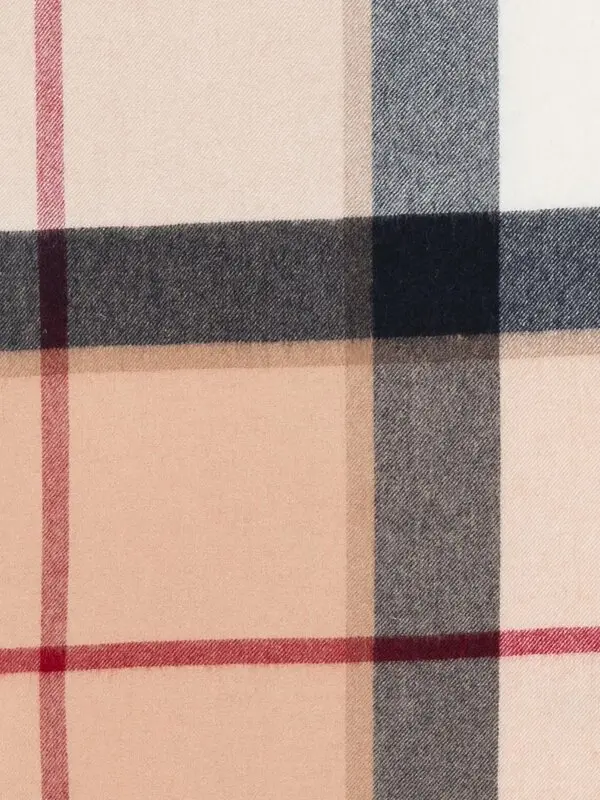 Barbour Checked Wool Scarf