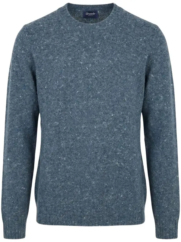 DRUMOHR Flecked-knit Wool Sweater
