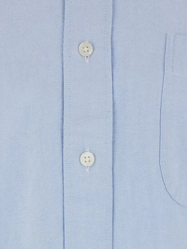SEBAGO Oxford Button-down Chest-pocket Cotton Shirt