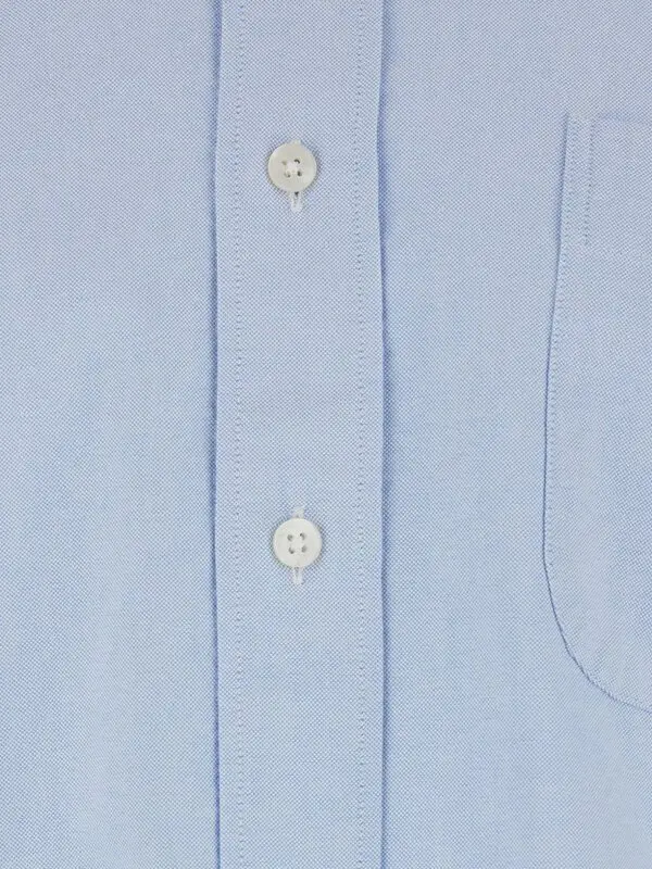 SEBAGO Oxford Button-down Chest-pocket Cotton Shirt