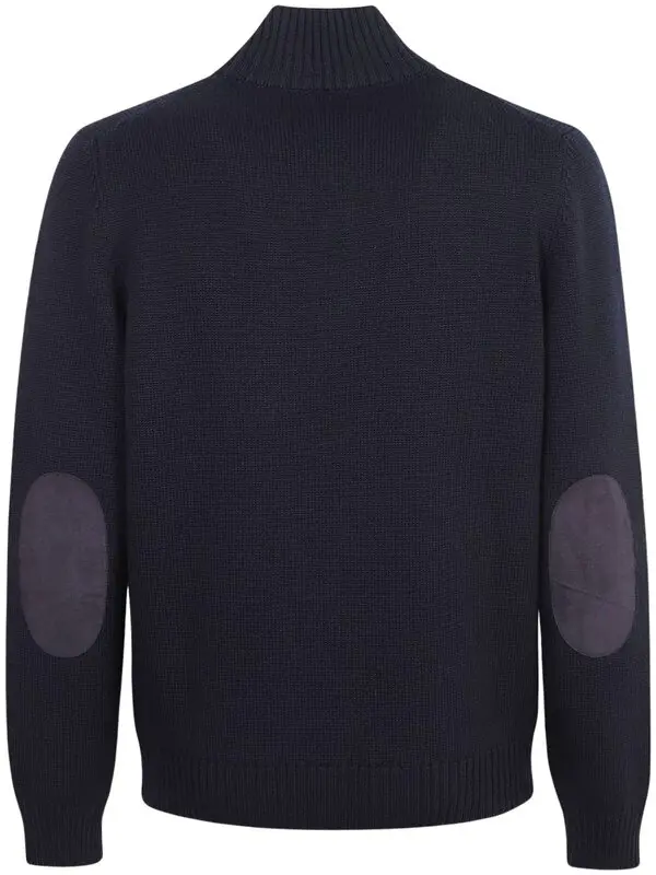 FAY Gancio Elbow-patch Sweater