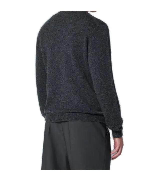 ROBERTO COLLINA Crew-neck Knitted Sweater