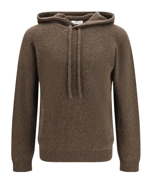 ROBERTO COLLINA Drawstring Hood Knitted Hoodie