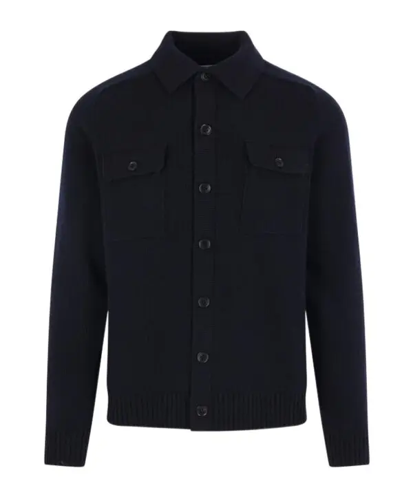 ROBERTO COLLINA Button-up Flap-pocket Cardigan
