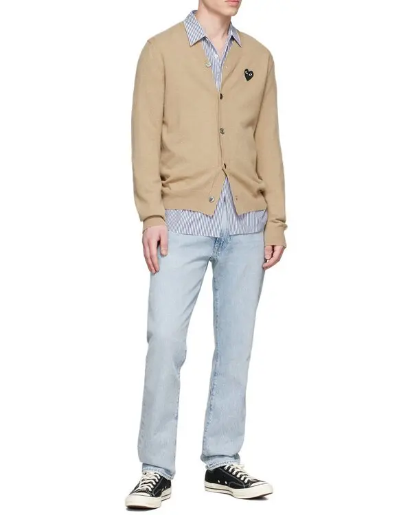 Play Comme Des Garcon Comme Des Garçons Play Striped Long-sleeved Shirt