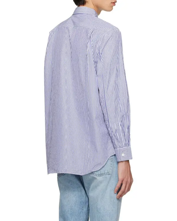 Play Comme Des Garcon Comme Des Garçons Play Striped Long-sleeved Shirt