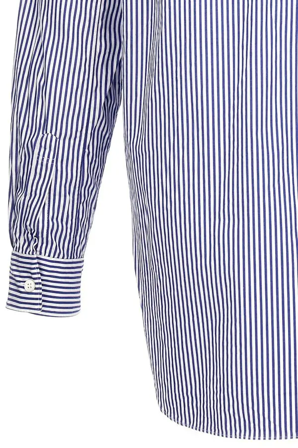 Play Comme Des Garcon Comme Des Garçons Play Striped Long-sleeved Shirt