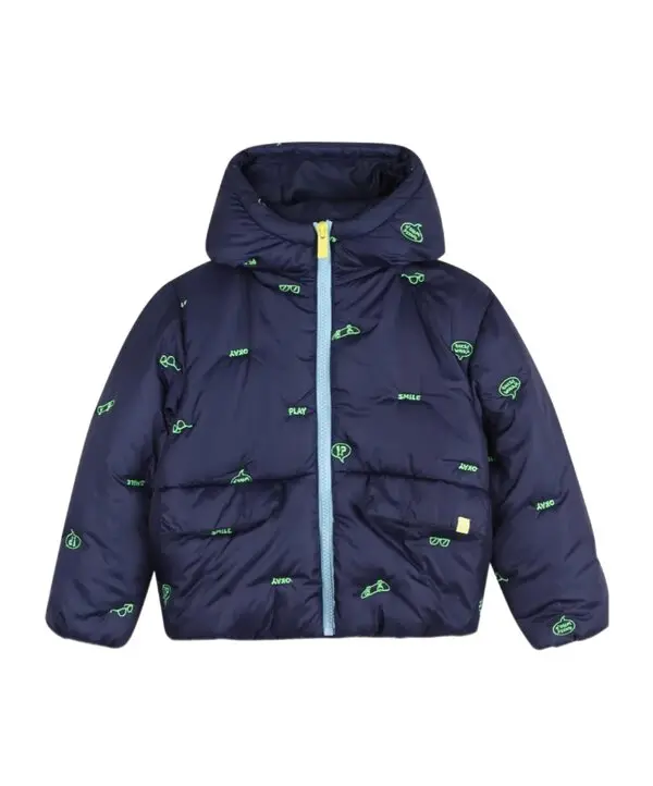 BILLIEBLUSH Embroidered Hooded Puffer Jacket