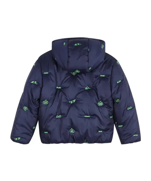 BILLIEBLUSH Embroidered Hooded Puffer Jacket