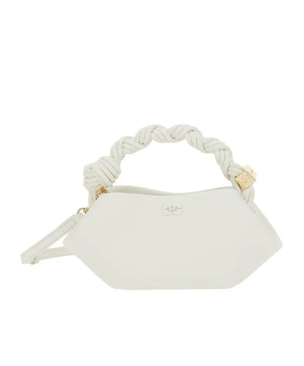 GANNI Bou Mini Tote Bag - Egret