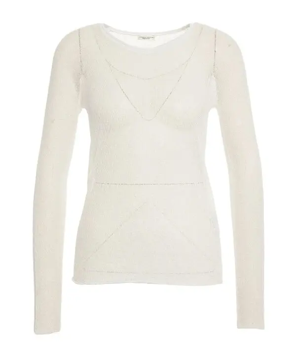 ROBERTO COLLINA Openwork Lace-effect Jumper