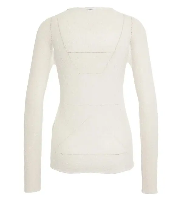 ROBERTO COLLINA Openwork Lace-effect Jumper