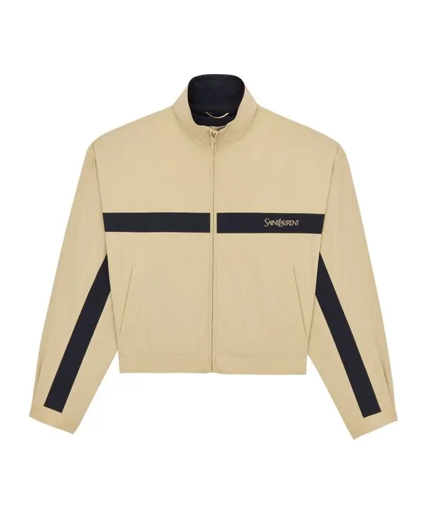 Saint Laurent Zip-up High Neck Jacket