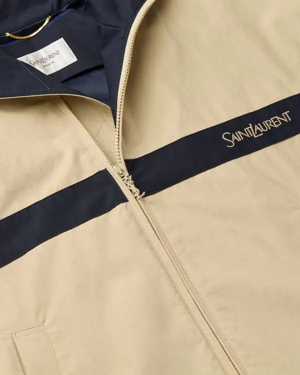 Saint Laurent Zip-up High Neck Jacket
