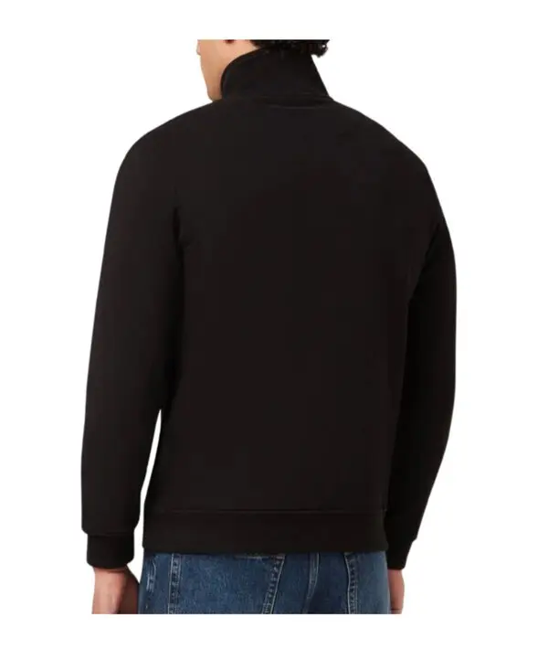 Belstaff Quarter-zip Logo-patch Sweater