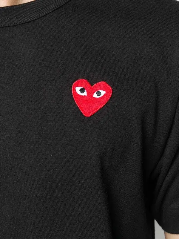Play Comme Des Garcon Comme Des Garçons Play Iconic Patch Crewneck T-shirt