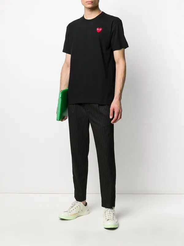 Play Comme Des Garcon Comme Des Garçons Play Iconic Patch Crewneck T-shirt