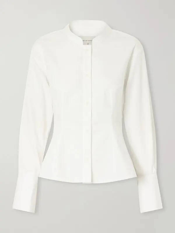 LIBEROWE Cotton-poplin Shirt - White