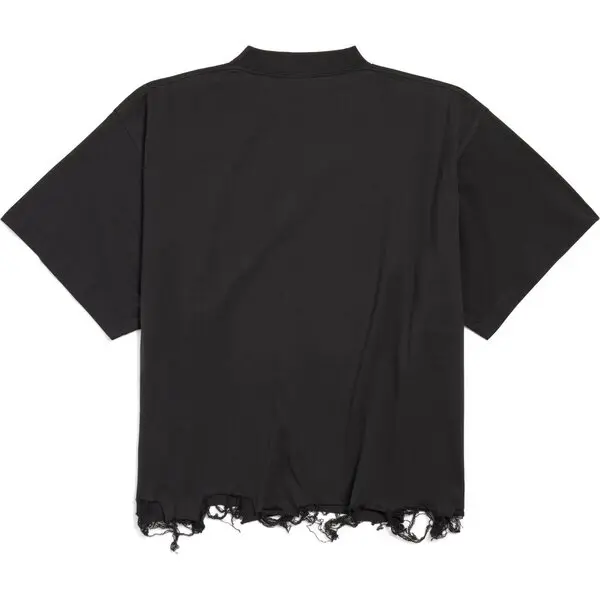 Balenciaga Bb Classic Cropped T-shirt Oversized