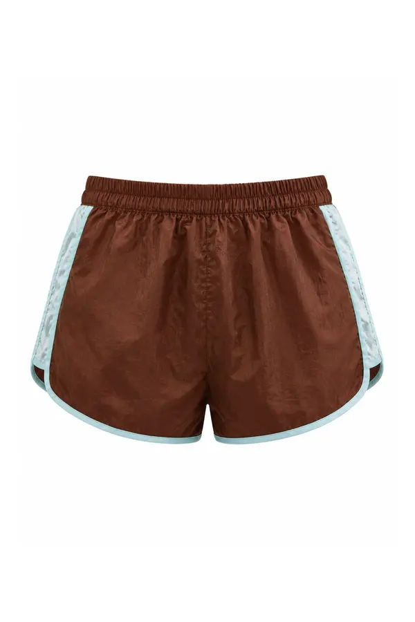 SWF Retro Track Shorts - Toffee