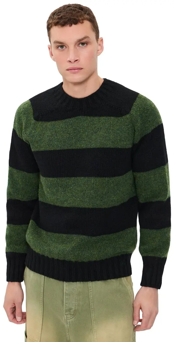 NICHOLAS DALEY Striped Wool Sweater