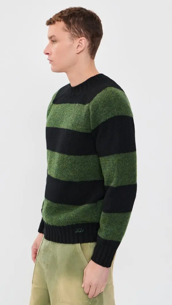 NICHOLAS DALEY Striped Wool Sweater