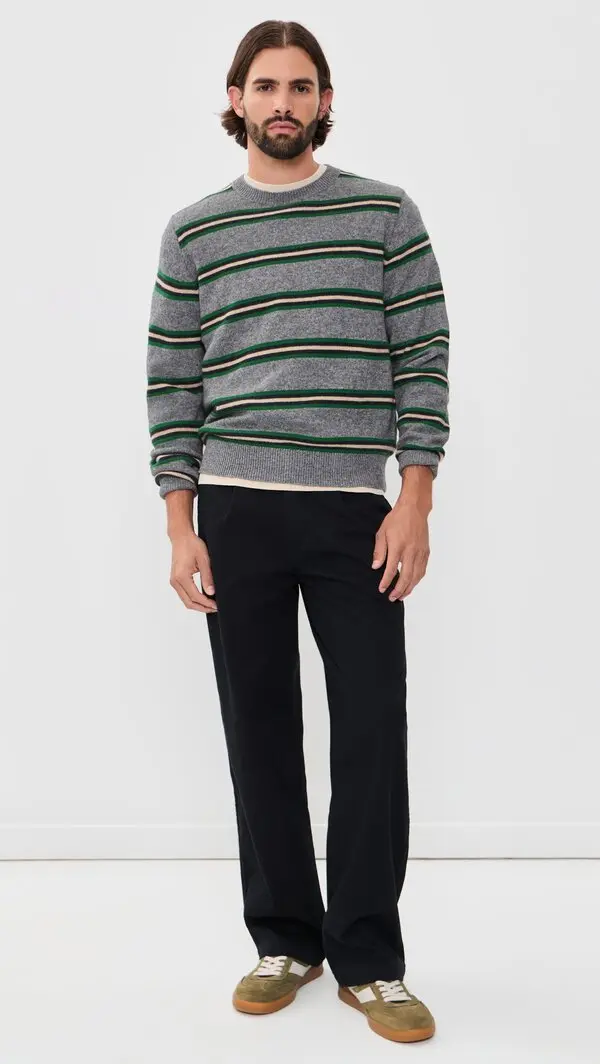Madewell Frances Stripe Crew Sweater