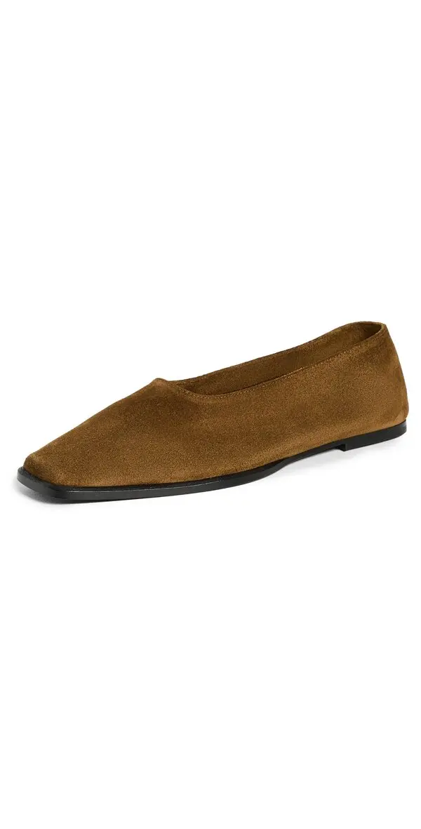 Staud Lewis Suede Flats